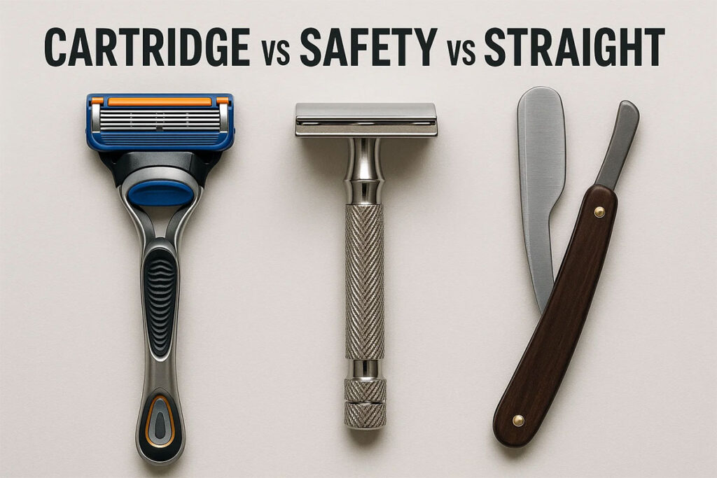 Cartridge vs Safety vs Straight Razors: 30-Day Test (2025)